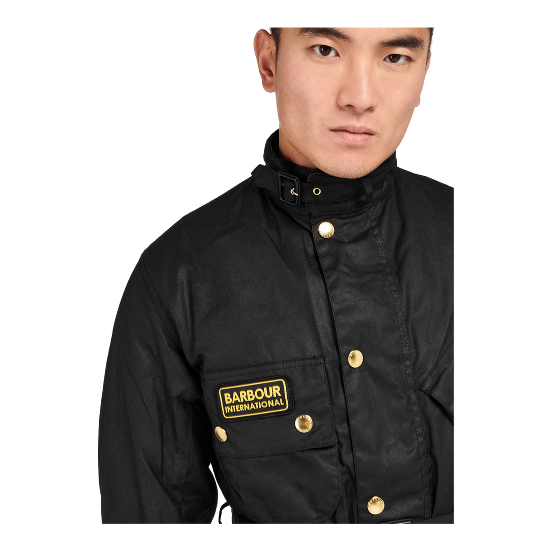 Barbour International Original Waxed Jacket In Black | Coes