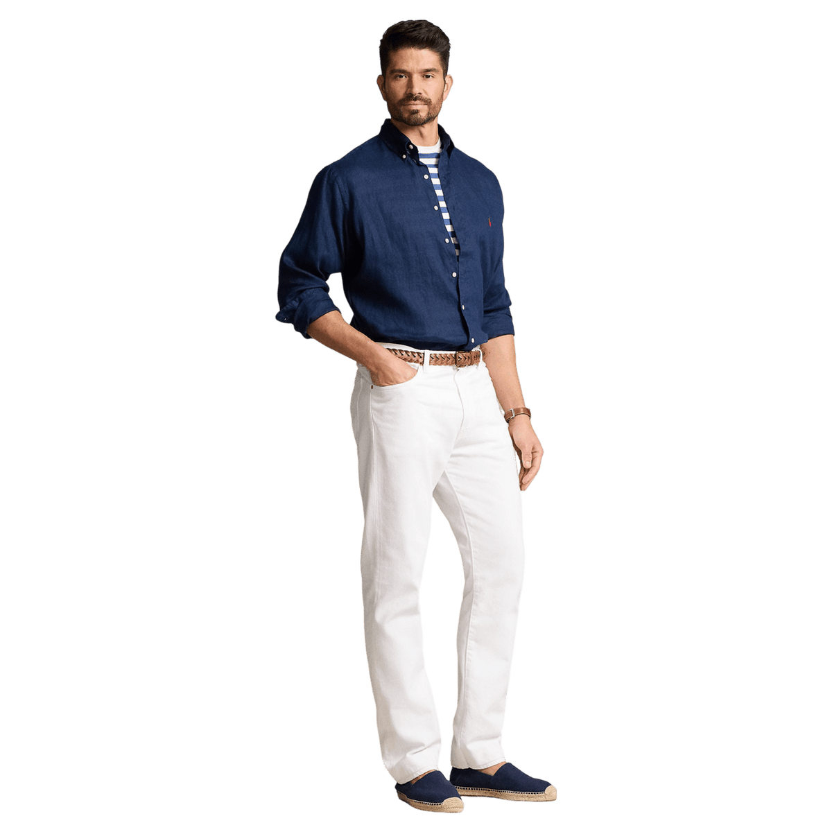 Polo Ralph Lauren Long Sleeve Linen Shirt | Coes