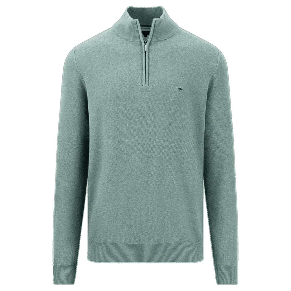 Fynch-hatton Textured Troyer Zip Knit | Coes