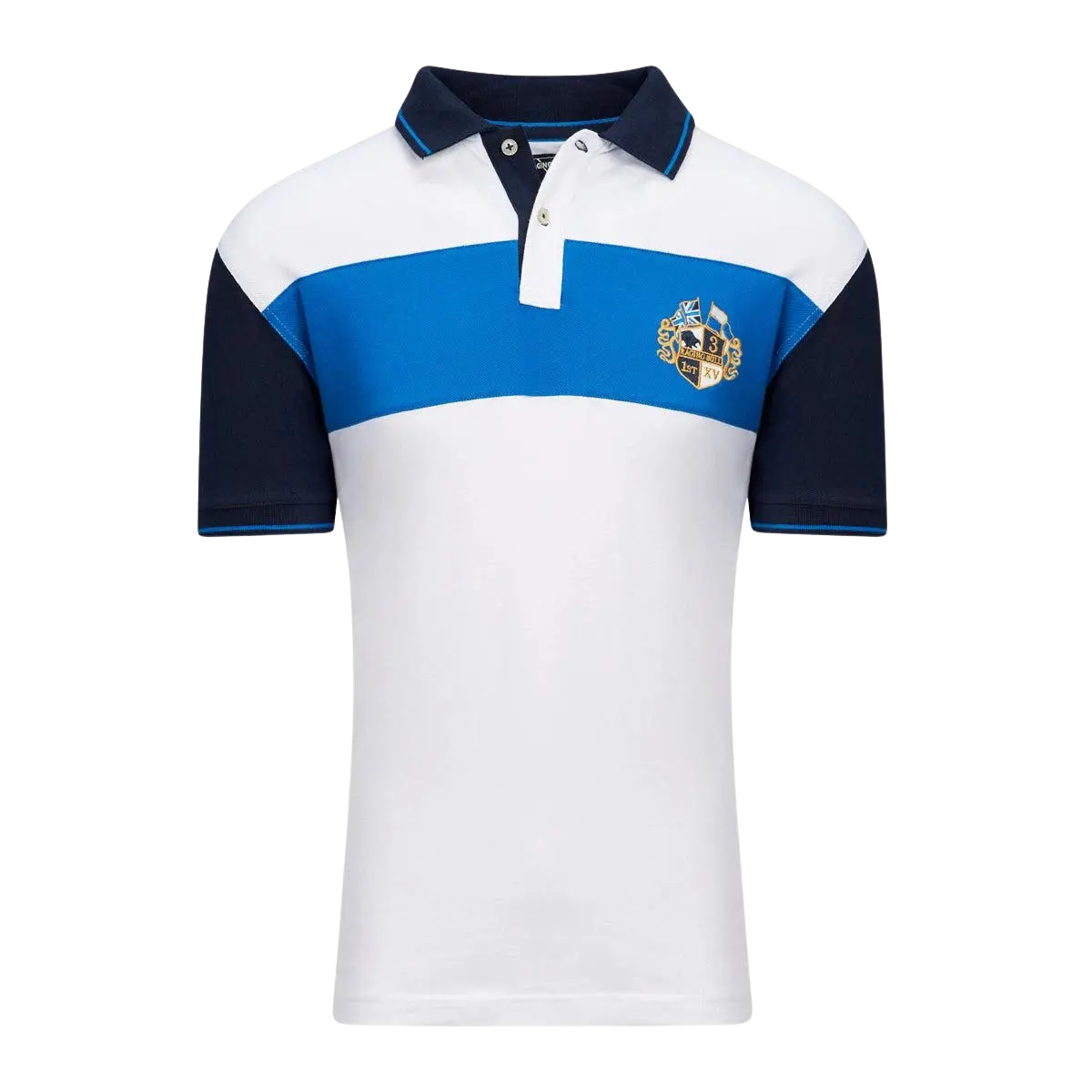 Raging Bull Contrast Panel Polo Shirt | Coes