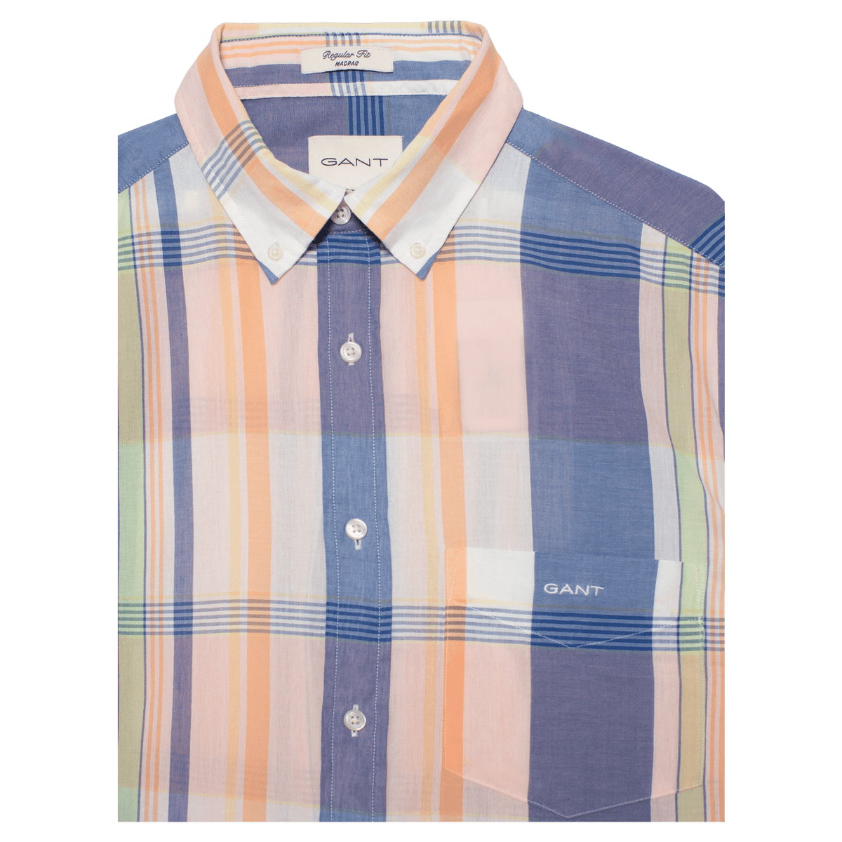 Gant Indian Madras Short Sleeve Shirt | Coes