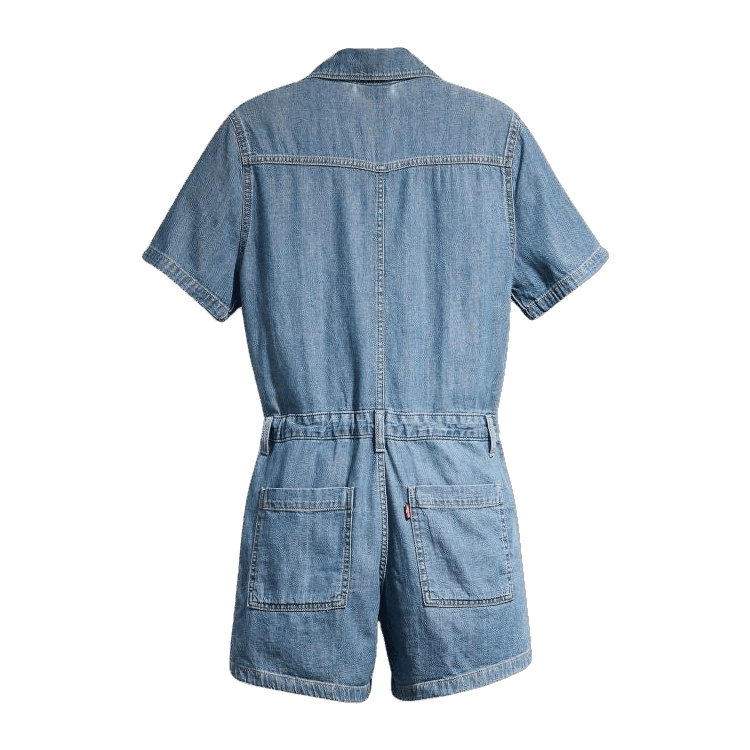Levi's Short Sleeve Heritage Romper Jumpsuit | Coes