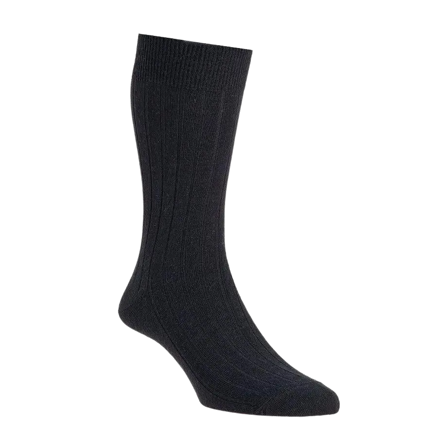 Hj Hall Hj160/2 Executive Socks In Black | Coes