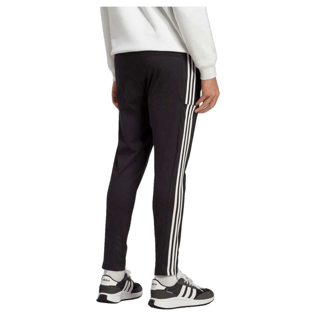 Adidas 3-stripes Essentials Single Jersey Tapered Open Hem Trousers | Coes