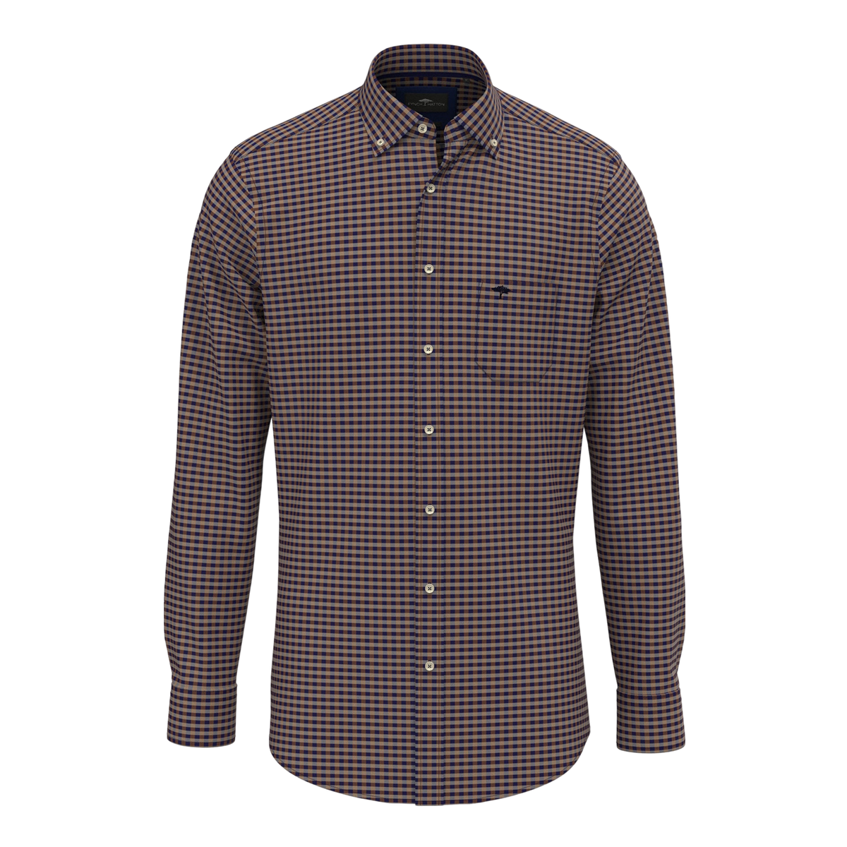 Fynch-hatton Small Check Button Down Shirt | Coes