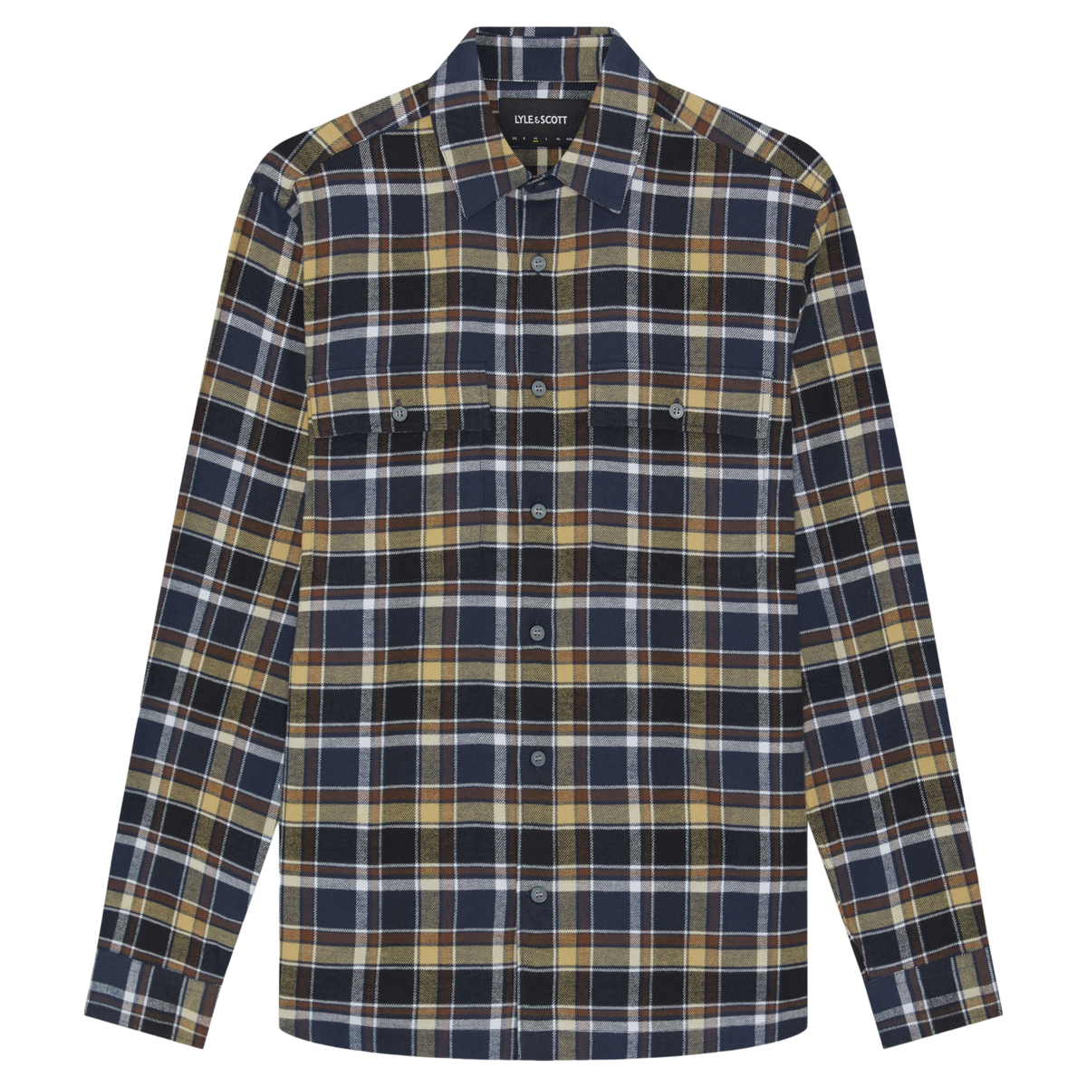 Lyle & Scott Brushed Cotton Check Shirt | Coes