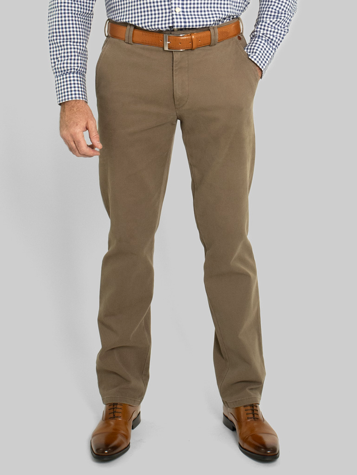 Meyer Rio Twill Chino In Stone | Coes