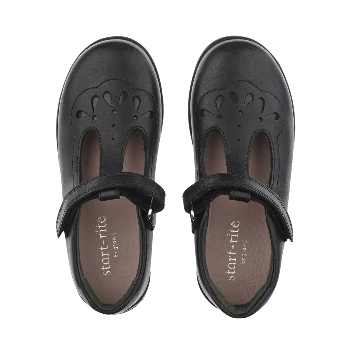 Poppy School Shoes For Girls In Black | Coes
