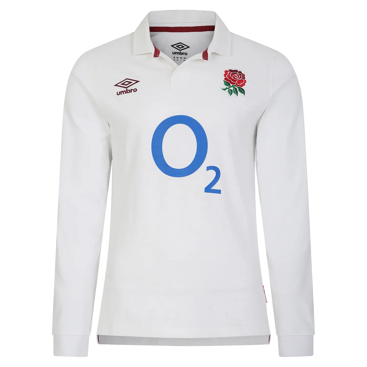 Umbro England Rugby Home Classic Jersey Long-sleeved Top | Coes