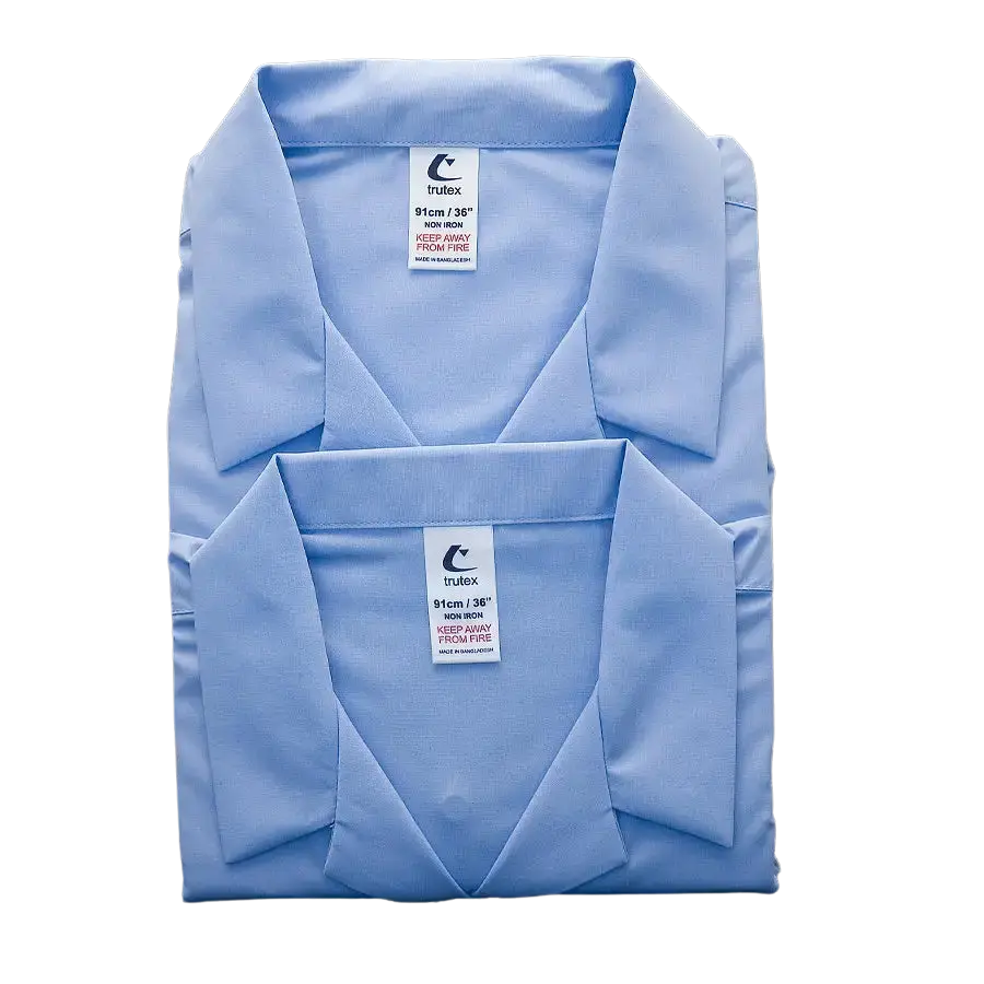 Girls’ School Blouse Long Sleeve Rever Collar Twin Pack | Coes