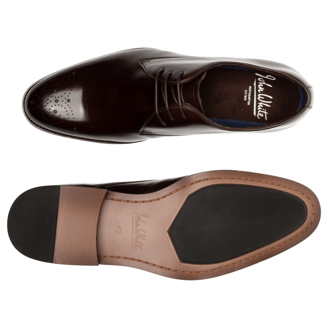 John White Romsey Punch Toe Shoes | Coes
