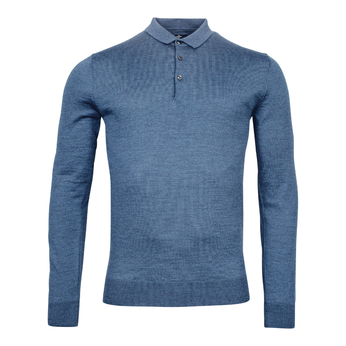 Baileys Merino Wool Knitted Long Sleeve Polo | Coes